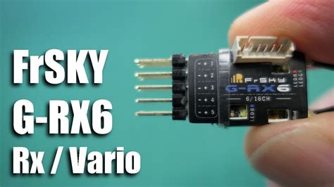 Frsky G Rx6 Receiver Vario Youtube