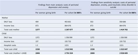Costs Of Common Perinatal Mental Health Problems In South Africa