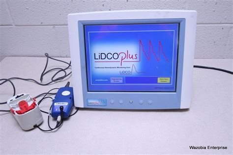 Lidcoplus Lidco Plus Hemodynamic Monitor Hm 71 02 Flow Regulator Cm33