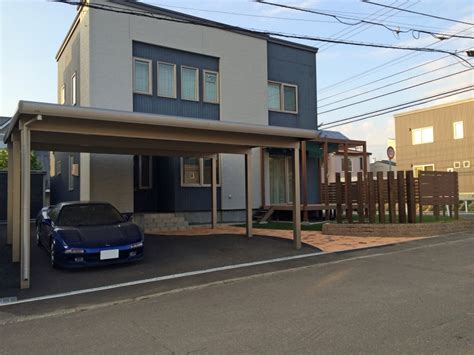 カスケードガレージを2台用カーポートにリフォーム／清田区m様邸｜札幌近郊の外構・お庭・エクステリア工事なら｜タカヤ造園株