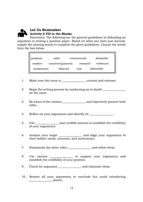 Eapp Quarter Module Defending A Stand Pdf