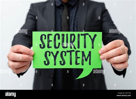 Text Sign Showing Security System Business Overview System Designed To Detect Intrusion Or