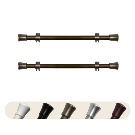 Domovina 58 Side Curtain Rod Set Of 2 Colorantique Goldsize12 20