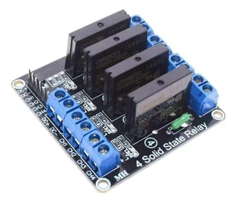 Módulo Rele De Estado Solido Ssr 4 Canal 5v 2a Frete Grátis