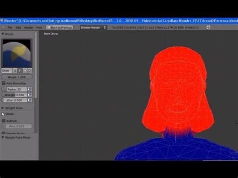 Tutorial Blender 3D 2 5 Corso Di Base 77 Pose Mode Armature Ossa