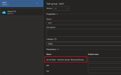 Why Is Azure Devops Services Task Group Command Interpreted As A Task Group Variable Stack