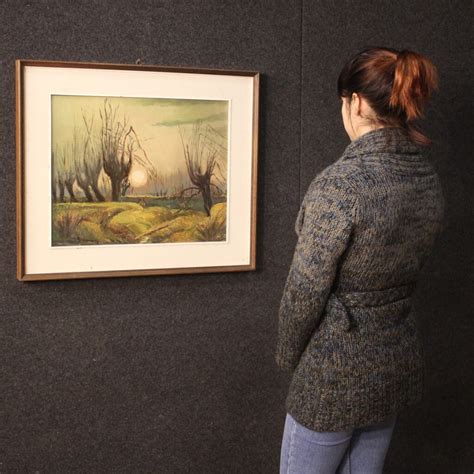 Panting Framework Oil On Masonite Landscape Signed Countryside Etsy