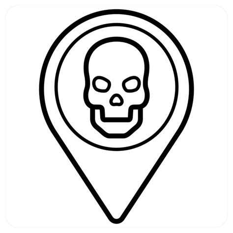 Danger And Alert Icon Concept In Black Line Color 65348046 Vector Art