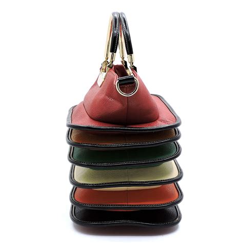 Accordion Top Handle Satchel Satchel Mezon Handbags