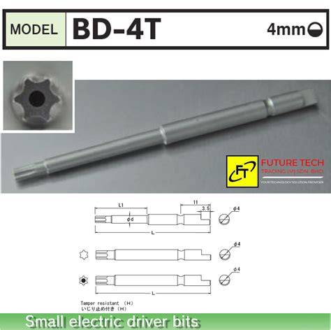 Bix Bd 4t Torx Screw Bit Future Tech Trading M Sdn Bhd