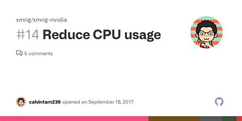 Reduce Cpu Usage · Issue 14 · Xmrigxmrig Nvidia · Github