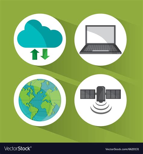 Networking And Technology Design Royalty Free Vector Image