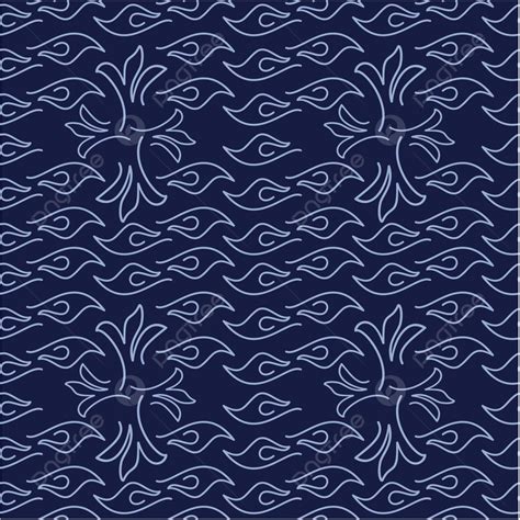 Ornament Floral Seamless Decor Vintage Wallpaper Pattern Javanese Vector Wallpaper Pattern