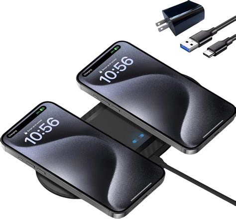 Amazon Com Tamoxi Wireless Charger W Max Dual Charging Pad For Iphone Plus Pro
