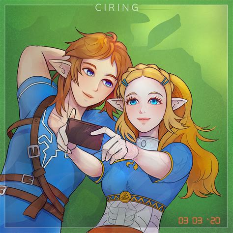 G Botw Link And Zelda Snapshot By Ciring On Deviantart