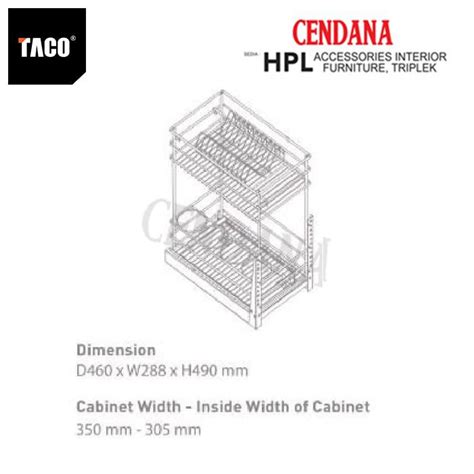 Jual Rak Piring Botol Dapur Taco Hw I Hw Ss Hw Ss Shopee Indonesia