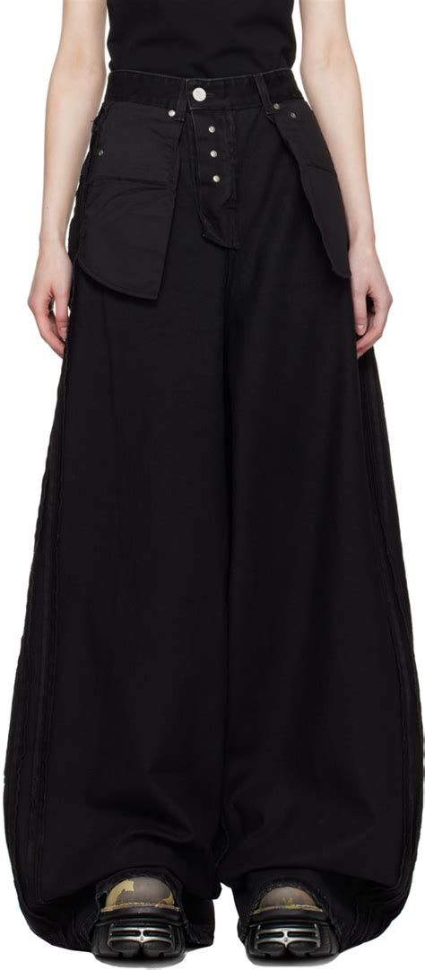 Vetements Black Inside Out Jeans Vetements