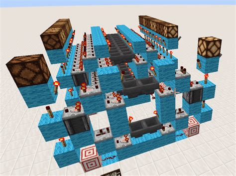 1 Wide Tileable Toggleable Silent Hopper Clock Java R Redstone