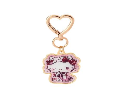 Sanrio Dolly Mix Collection Metal Keychain Pink Hello Kitty Hello Japan