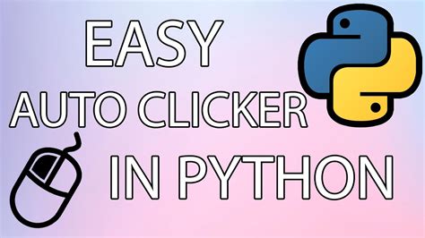 BEGINNER How To Write AUTO CLICKER In Python Chillout Tutorial YouTube