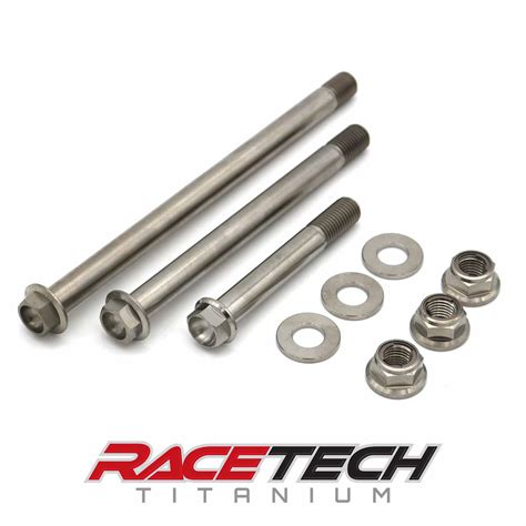 Yamaha Triple Cyl Banshee Titanium Engine Mount Kit Turbo Chassis Frame Racetech Titanium