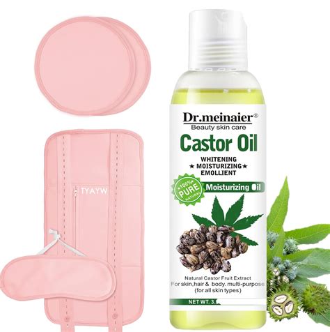 Castor Oil Pack Wrap Pack Castor Oil Organic Cold Pressed Unrefined For Liver Stomach Neck