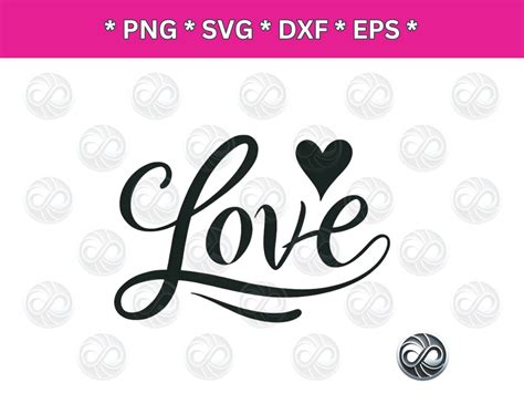 Love Script Svg Png Love Svg Love Png Love Heart Svg Png Wedding