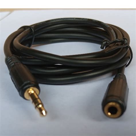 Jual Kabel Sambungan Audio Aux Jack Mm Male Female Extension M Earphone Speaker Tv Hp
