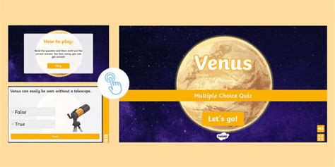 Venus Multiple Choice Quiz Hecho Por Educadores Twinkl