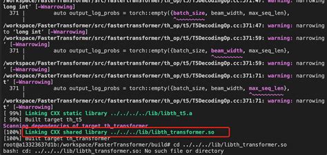 Libth Transformer So Cannot Open Shared Object File No Such File Or Directory Issue