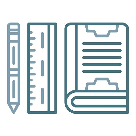 Premium Vector Learning Tools Flat Illustration