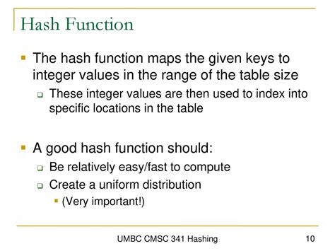 Cmsc 341 Hashing Continued Ppt Download