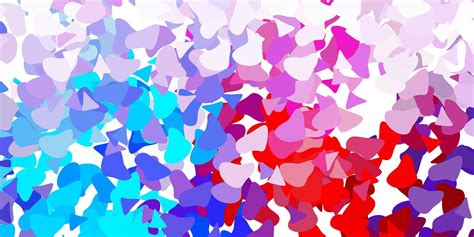 Light Blue Red Vector Background With Random Forms 2769002 Vector Art At Vecteezy