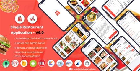 Single Restaurant V60 Android User And Delivery Boy Apps With Laravel