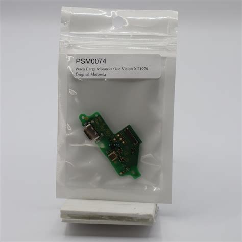 Placa Carga Motorola One Vision Xt1970 Original Motorola Somos A