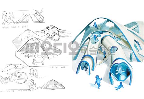 서울대수업 [입시미술 기초소양 일산미술학원 수시모집 서울대 기초조형] 家のデザイン 考研 スケッチ
