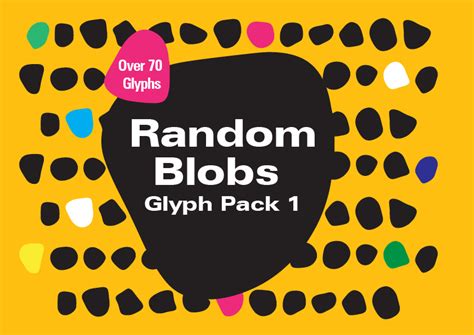 Random Blobs 1 Font By Graphicsbam Fonts · Creative Fabrica