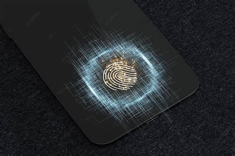 指紋識別概念技術背景3d渲染鎖技術科學 照片圖桌布圖片免費下載 Pngtree