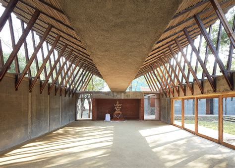 Sameep Padora Builds Buddhist Learning Centre In An Indian Forest Grove