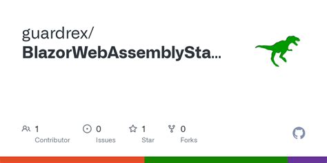 Github Guardrex Blazorwebassemblystandalonewithidentity