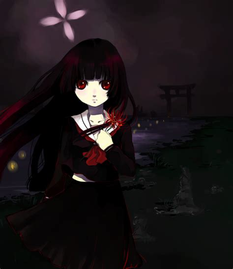 Enma Ai Jigoku Shoujo Drawn By Itou Nanami Danbooru