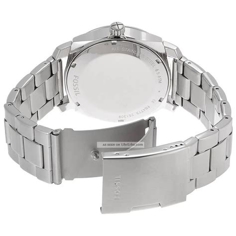 Fossil Fs4773 Herren Maschine Schwarz DfÜ Edelstahl Armband Quarz