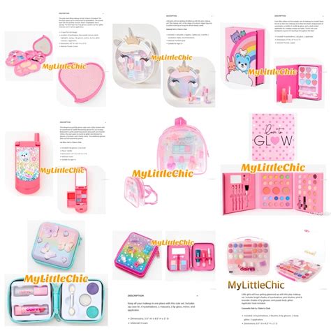 Claires Make Upclaires Makeup Set Unicorn Miss Pink Glitter Claires