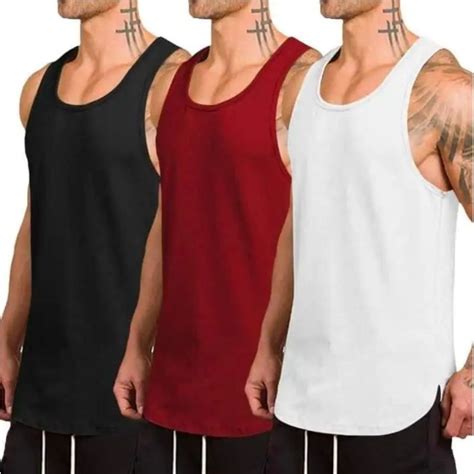 Jual Paket Hemat 6 Pcs Singlet Kaos Polos Kaos Singlet Pria Dewasa