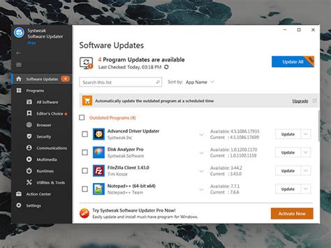 Systweak Software Updater 3 Yr Subscription Windows For 39 Business Legions Blog
