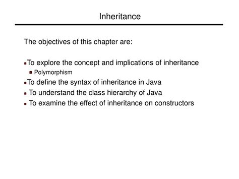 Ppt Inheritance Powerpoint Presentation Free Download Id1295977
