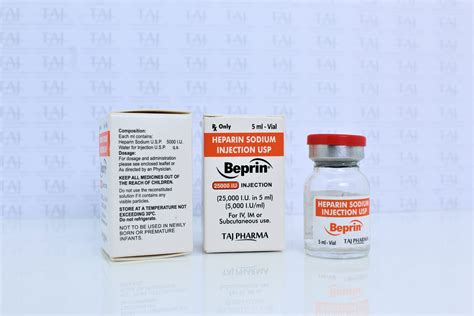 Heparin Sodium Injection Manufacturer Supplier Pan India