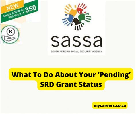 What To Do About Your Pending SRD Grant Status Mycareers Co Za