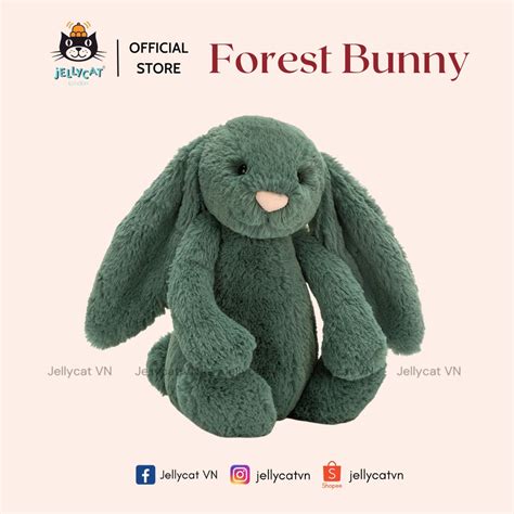 Gấu Bông Thỏ Jellycat Forest Bunny Cao Cấp Chính Hãng Bill Uk