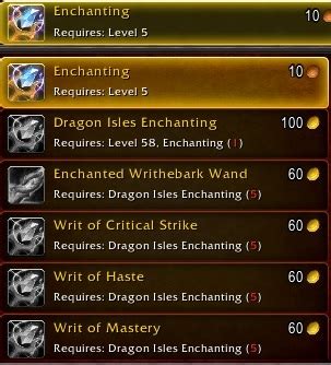 Enchanting Guide For Dragonflight World Of Warcraft Icy Veins